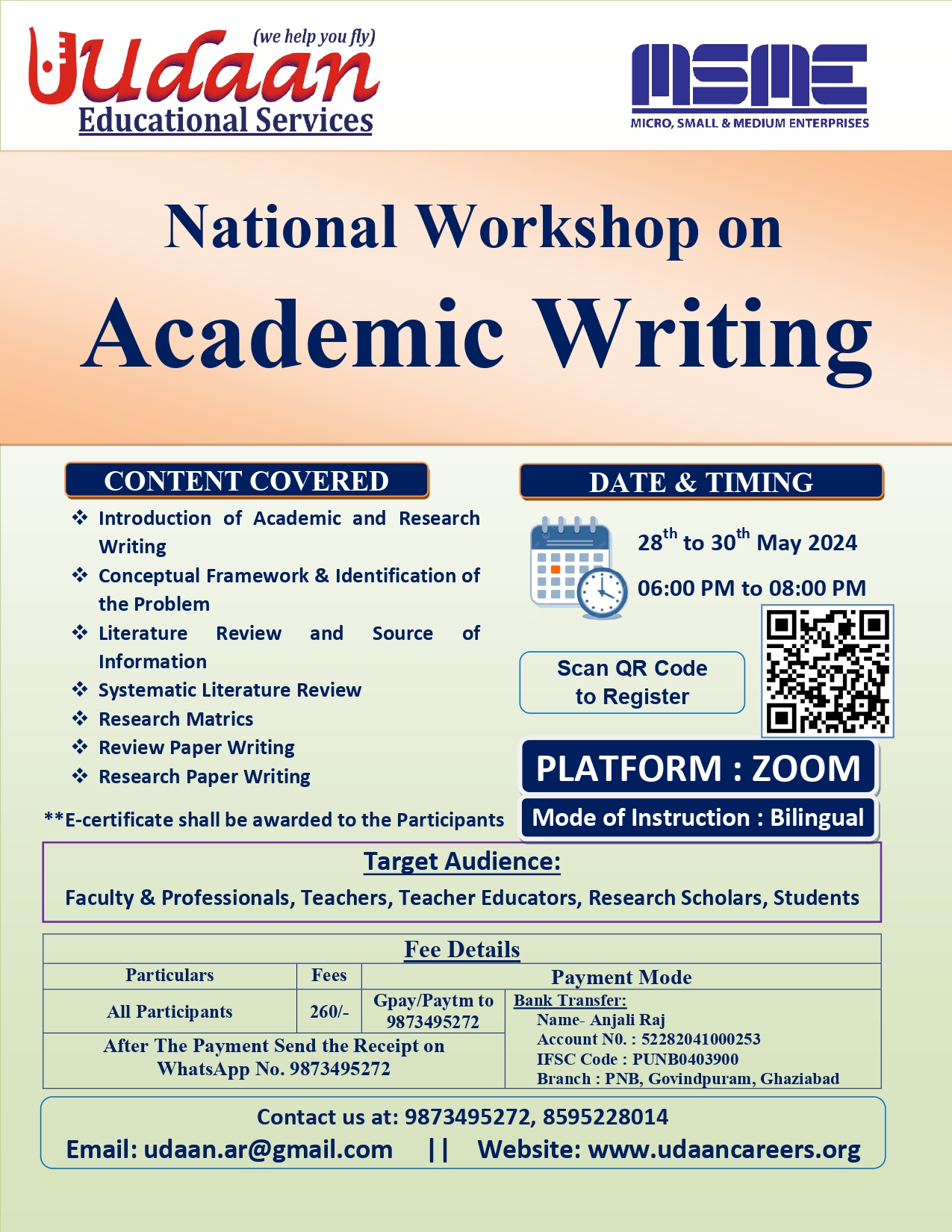 Workshops